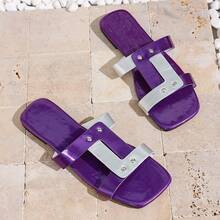 Summer New Comfortable Casual Avant-Garde Fashion Slip-On Color Block ...