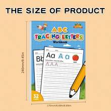 26 Alphabet Tracing Workbook, 32 Pages Colorful Coded Children's A-Z ...