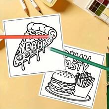 1 Piece Swear Word Themed Coloring Book, Creative Patterns, Soft Paper ...