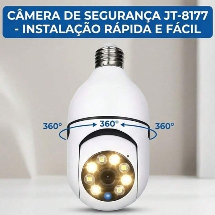 360° WiFi Spy Bulb Camera - Color Night Vision And App | SHEIN South Africa