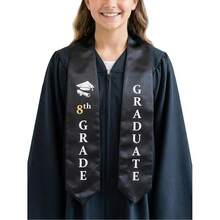 GraduatePro 8th Grade Graduation - 60 Inch Sash For Middle School ...
