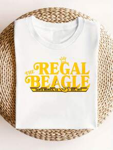 2026 Summer TopsSummer Fashion Women T Shirt The Regal Beagle Santa ...
