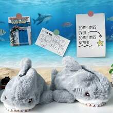 3pcs Exquisite Shark Plush Pencil Case, Soft Large Capacity Zipper ...