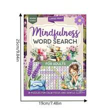 1pc 2026 Spring New Word Search Notebook, Casual Puzzle, Suitable For ...