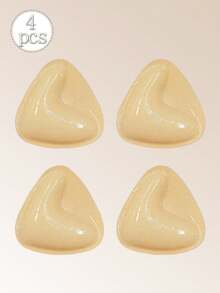 2/4Pcs Black Apricot Coffee Triangle Silicone Nipple Covers, Size 11.5 ...