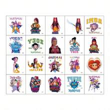 20pcs/Pack Cartoon Witch Hunting Stickers, K-Pop High-End Colorful ...