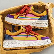 New Fashionable Korean Style Casual Sneakers, Versatile Sports Shoes ...