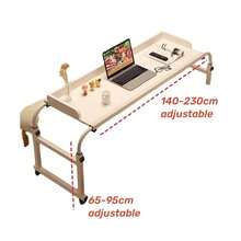Adjustable Rolling Trolley PC Table For Over Bed Laptop Computer Use ...