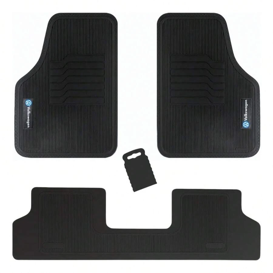 Car Floor Mat Set (Rubber) + Trash Can | SHEIN