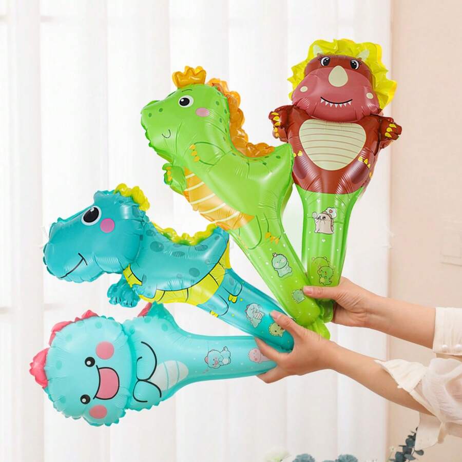 Random Cartoon Dinosaur Hand Clappers Foil Balloons, Children's Toys ...