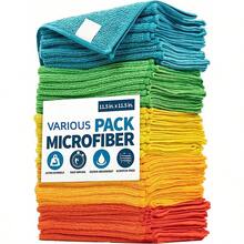 Ultra Soft Microfiber Cleaning Cloths (1/10/20pcs), 30x30cm (Random ...