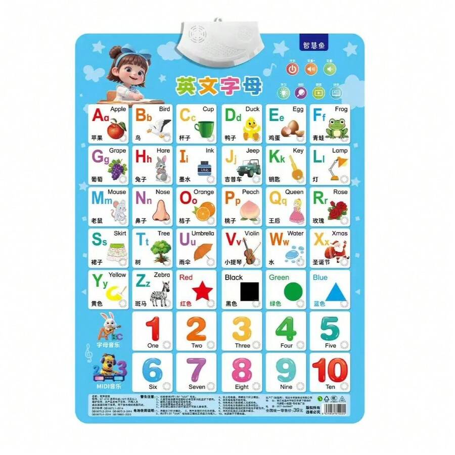 An Interactive Talking Alphabet ABC Poster - Educational English ...