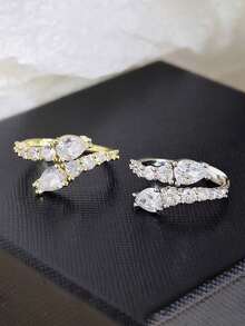 New Arrival Unique Design White Color Adjustable Fashion Ring For Women ...