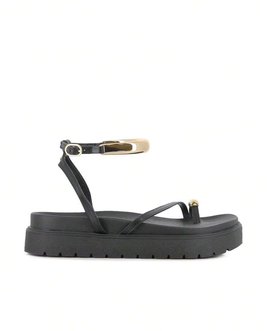 Sandalias de Mujer Blogger modelo indira color negro Entrega 24/72h a ...