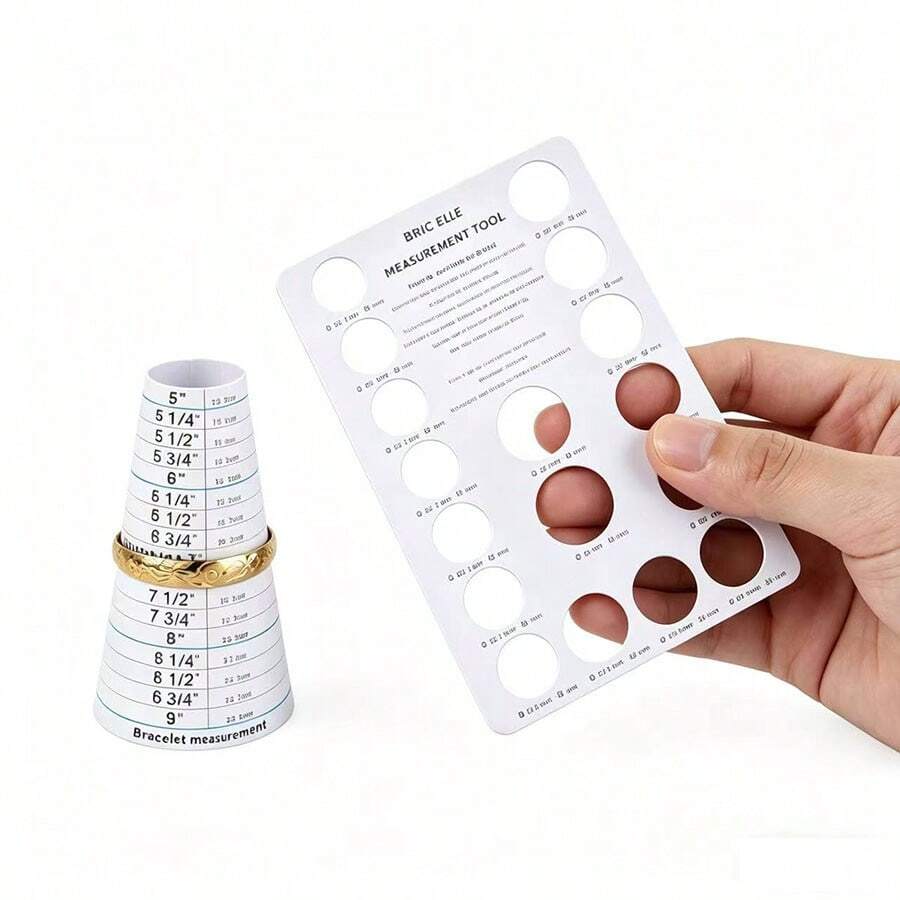 2pcs Ring & Bracelet Sizer Kit, DIY Jewelry Measurement Tool For Inner ...