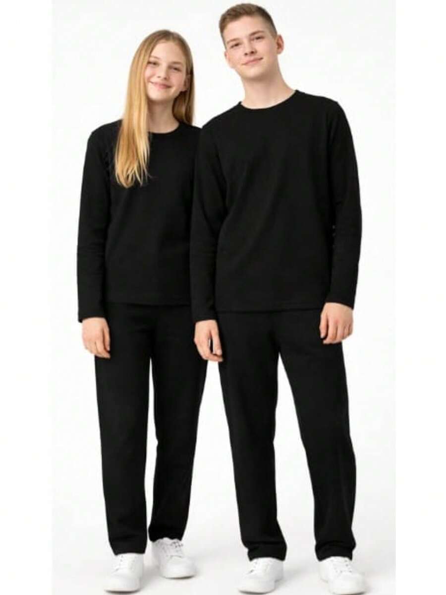 Plush Thermal Set For Babies, Children, And Teens - Unisex | شي إن