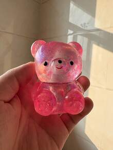 1PC Crystal Duck Squishy Toy, Glitter Filled Soft Fidget Toy, Stress ...