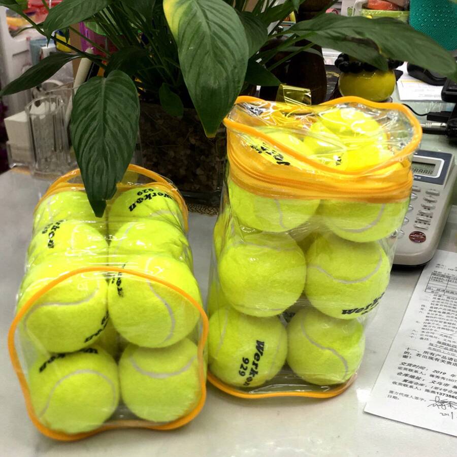 12 Pack High Bounce Training Tennis Balls, Durable Padel Tennis Balls ...