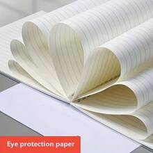 60 Sheets Horizontal Spiral Bound B5 Lined Notebook, Thick Transparent ...