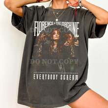 Com Fort Colors Florence And The Machine Vintage Art Shirt | SHEIN USA