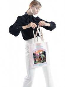 ZJXHPO Mystery Shack Tote Bag Cartoon Inspired Reusable Grocery ...