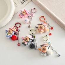 Gun Cowboy Kapimie Football Pendant Flocked Fur Ball Cute Bag ...