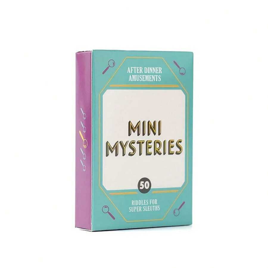 Mini Mysteries 50 Mystery Riddle Playing Cards, Detective Deduction ...