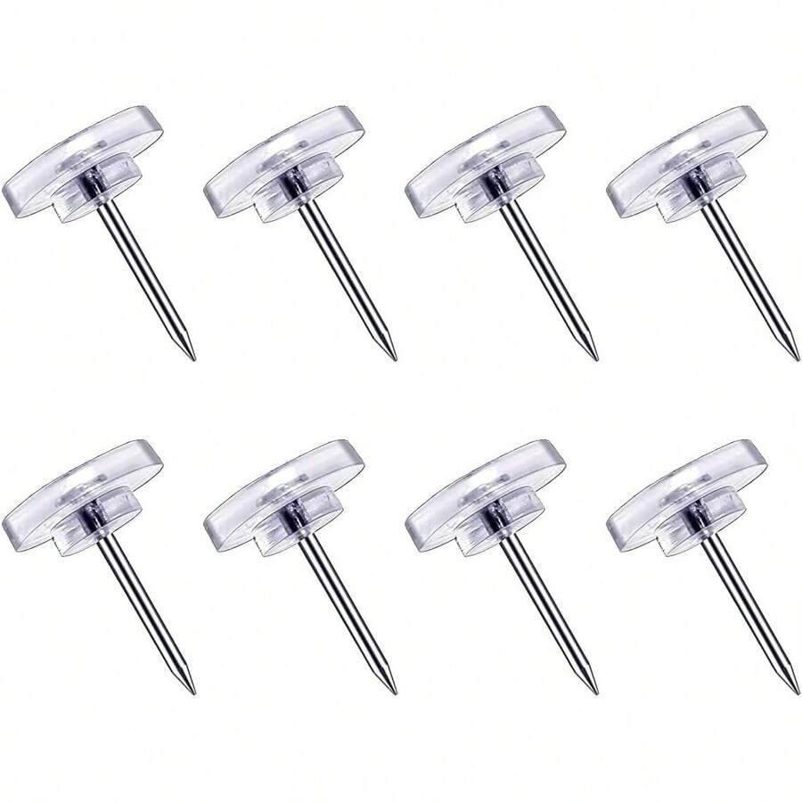 120 Count Push Pins - Thumb Tacks Wall Hangings, Cork Board, Plastic ...