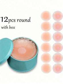2/6/10/12 Pcs Reusable Silicone Nipple Covers, Breast Petals, Invisible ...