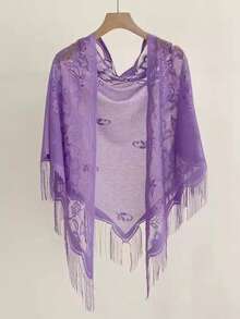 Lace Triangular Scarf, Cheongsam Shawl, Lightweight Breathable Fashion ...