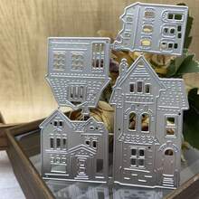 1pc House Shaped Metal Cutting Die, Suitable For Making Cards ...