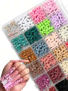 1 Box Multicolor Ribbon Decorations, Suitable For Spring And Summer ...
