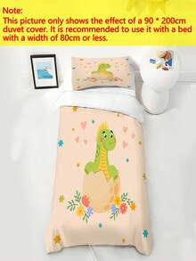 2/3pcs Customizable Dinosaur Baby Print Children's Duvet Cover Set ...