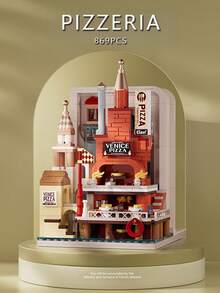 Western Street Scene Pet Shop Building Set, Luxury Modular Building Toy ...