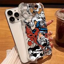 Uma capa transparente de silicone TPU para celular - Marvel Homem ...