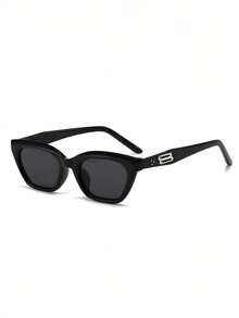 1pc Fashion Cat Eye Frame Glasses, Flattering Face Shape, Classic ...