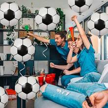 10pcs Football Shaped Aluminum Foil Balloons, Suitable For Football ...