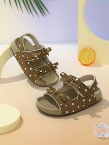 1 Pair Kids Summer New Thick Sole Children Sandals, Girls Open Toe Soft ...