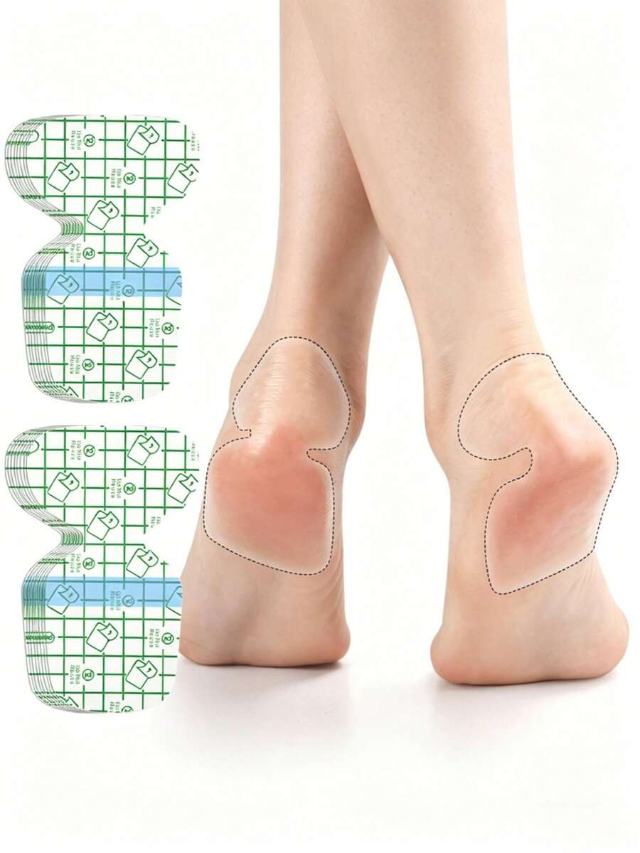 20/10pcs One-Time Anti-Friction Pads, Transparent Anti-Friction Heel ...