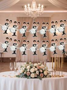 7/14/21pc Custom Photo Wedding Couple Banner, Personalized Bride ...
