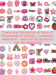 10/20/30/40/50/80/100/200/400pcs Non-Repeating Shoe Charms Assorted ...