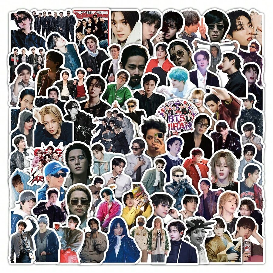 106pcs K-Pop Idol Group B-TS, J-HOPE, JK, RM, SU.GA, V, JIN, JIMIN, JIN ...