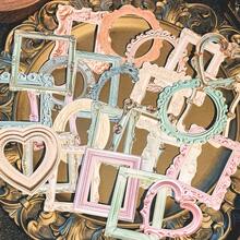 50pcs/Pack Vintage Glitter Border Stickers - Multicolor Reusable ...