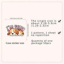 50pcs Cartoon Creative Funny Pun English Decorative Stickers For ...