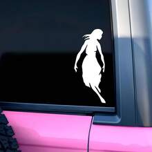 Sky Girl Vinyl Decals, Pretty Girl Silhouette Stickers, Car Window ...