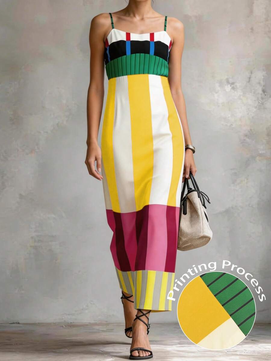 Women's Spring/Summer New Vacation Fashion Casual Spaghetti Strap ...