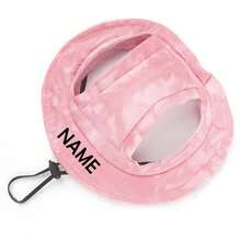 Customizable Pet Sun Hat With Name Printing, Personalized Font ...