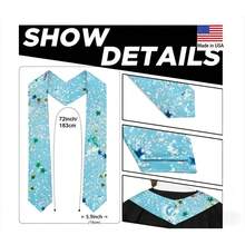 Graduation For College & High School Graduates, Flag Graduation Sash 72 ...