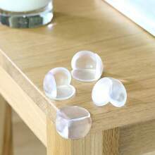 16/8/4pcs Desk Furniture Corner Guards, Transparent Silicone Round Edge ...