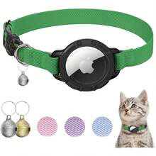 Cat Collars, Stretchy Collar With Apple AirTag Holder And Bell, Ultra ...